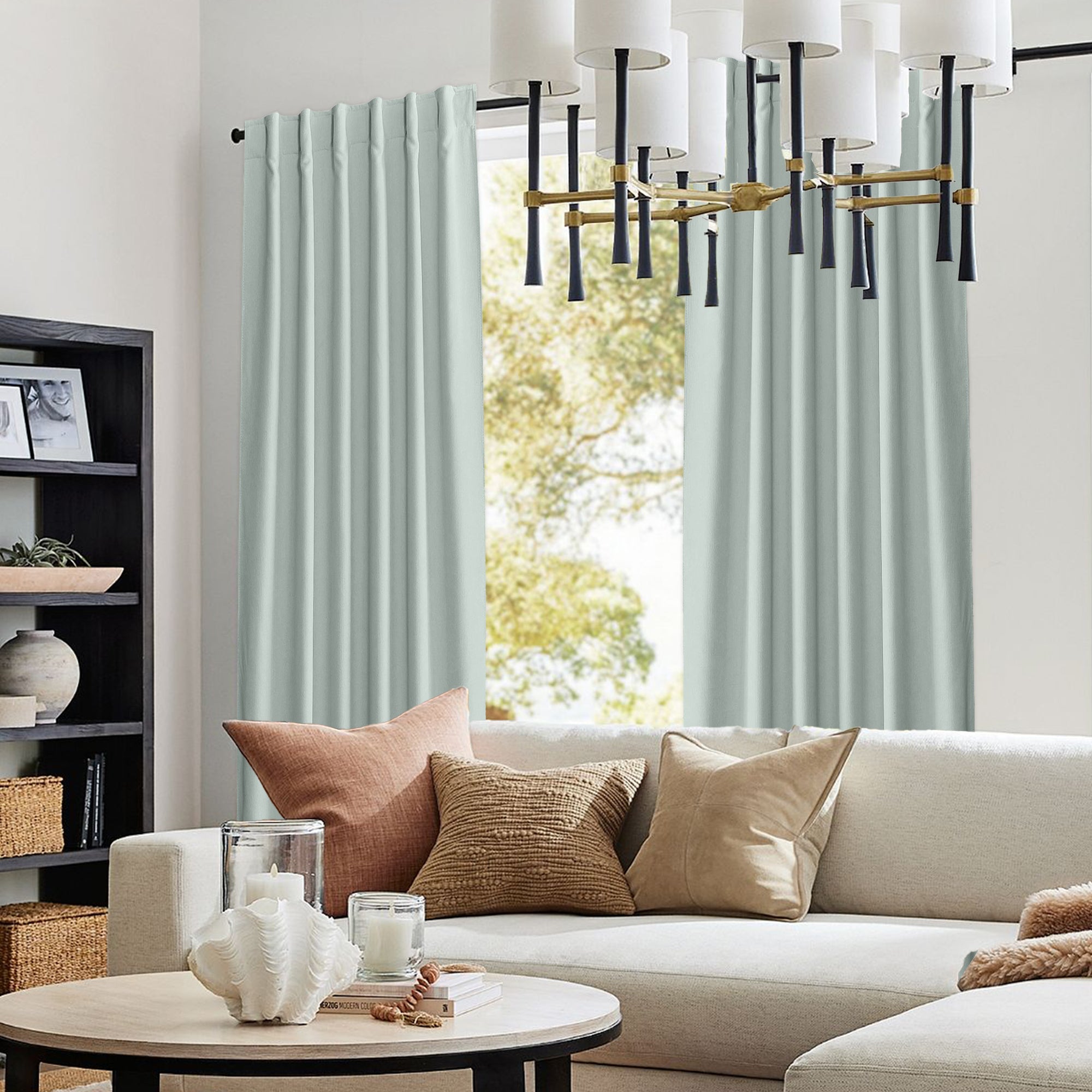 Custom 3-Layer 100% Blackout Chenille Curtain | OEKO-TEX® – RYB HOME